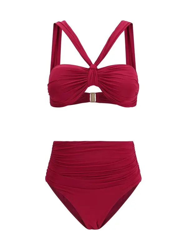 Zimmermann Daylight Knot Detail Bikini - Multicolor