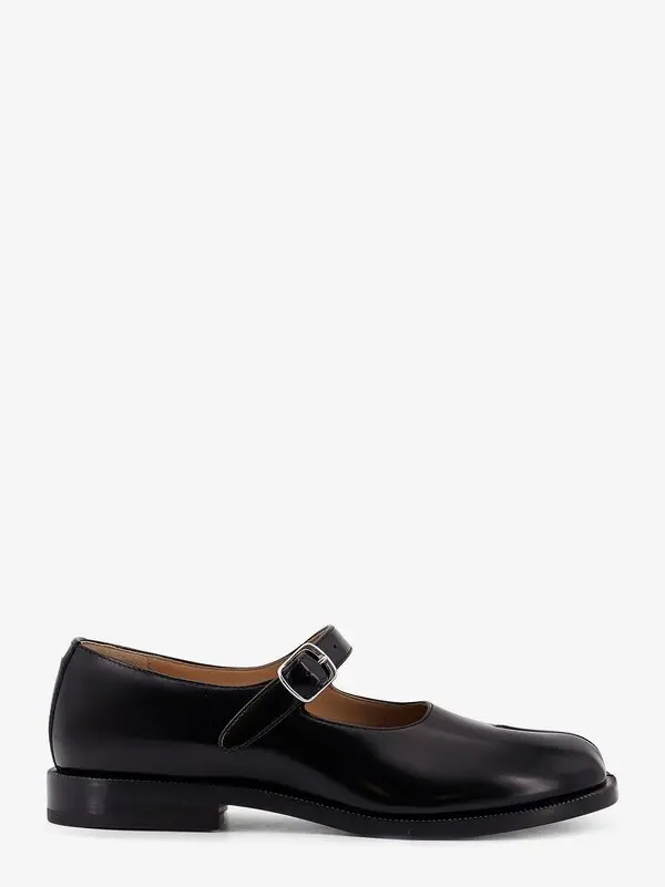 MAISON MARGIELA Tabi Leather Ballerinas - Black