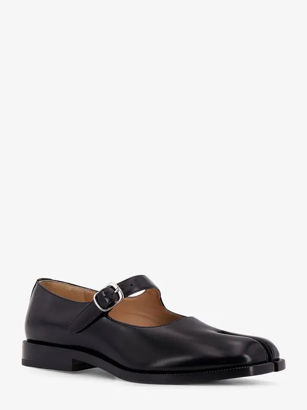 MAISON MARGIELA Tabi Leather Ballerinas - Black