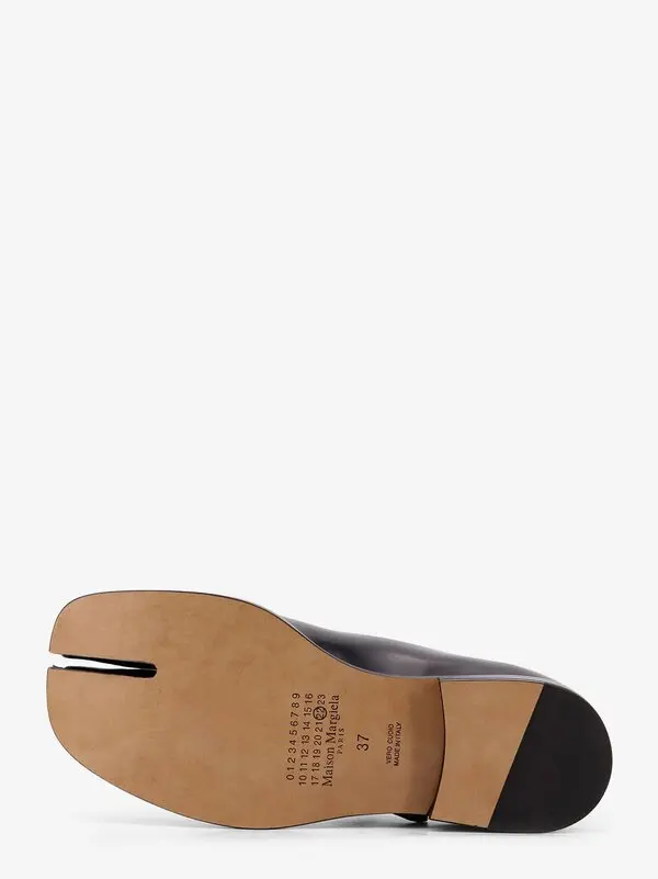 MAISON MARGIELA Tabi Leather Ballerinas - Black