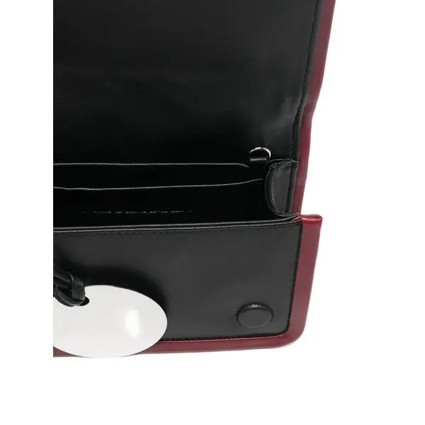 Pierre Hardy Color-blocked Leather Satchel Bag - Black