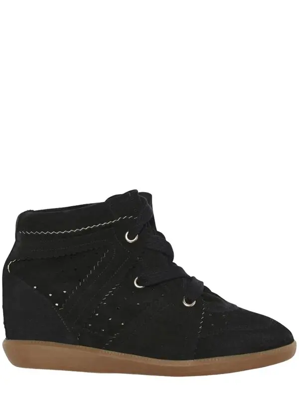 Isabel Marant Étoile Bobby Wedge Sneakers - Black