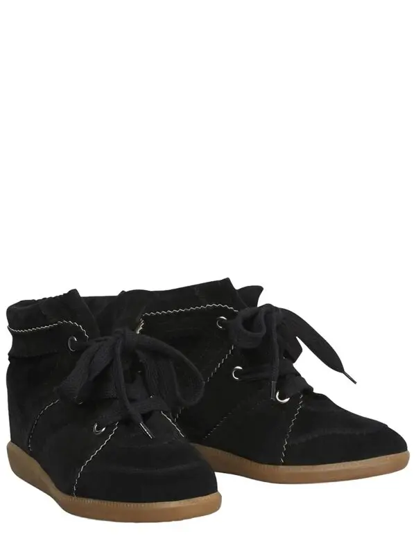 Isabel Marant Étoile Bobby Wedge Sneakers - Black