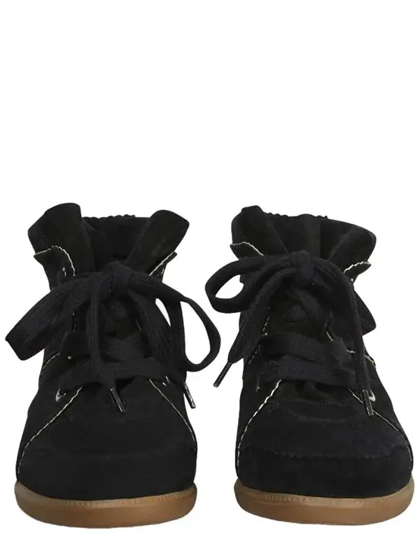 Isabel Marant Étoile Bobby Wedge Sneakers - Black