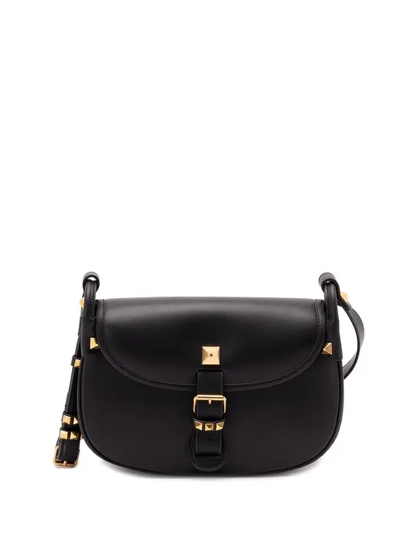 Valentino Garavani Studded Leather Flaneuse Shoulder Bag