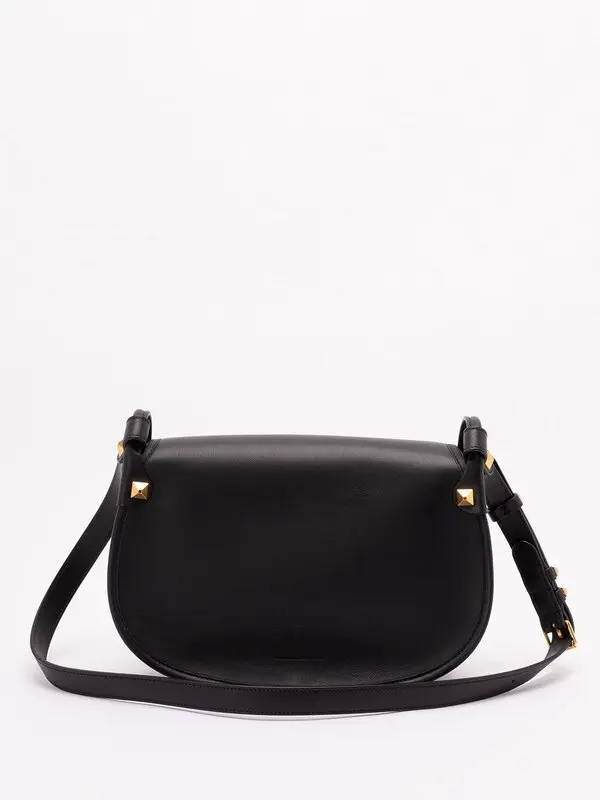 Valentino Garavani Studded Leather Flaneuse Shoulder Bag