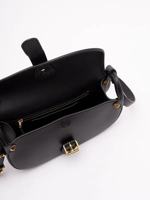 Valentino Garavani Studded Leather Flaneuse Shoulder Bag