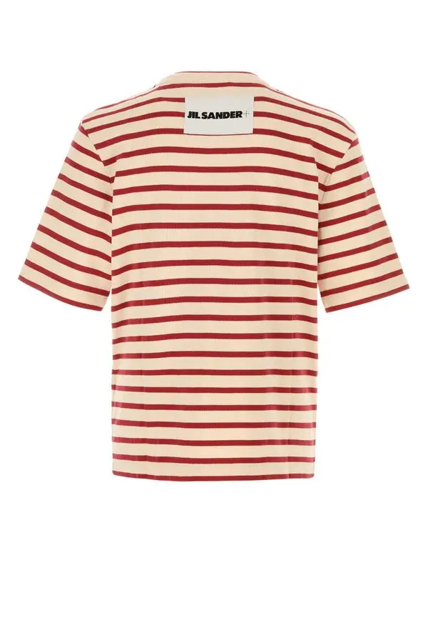 JIL SANDER Embroidered Cotton T-shirt