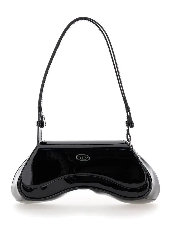 DIESEL® Shoulder Bag With Logo Plaque - Multicolor