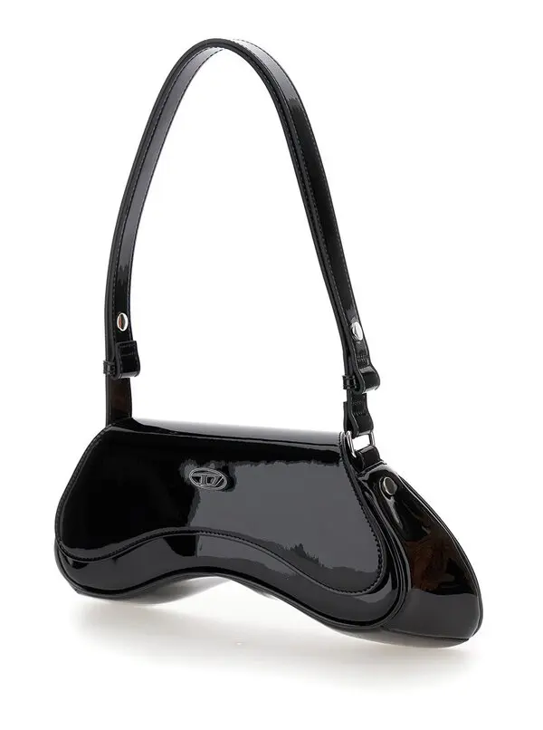 DIESEL® Shoulder Bag With Logo Plaque - Multicolor