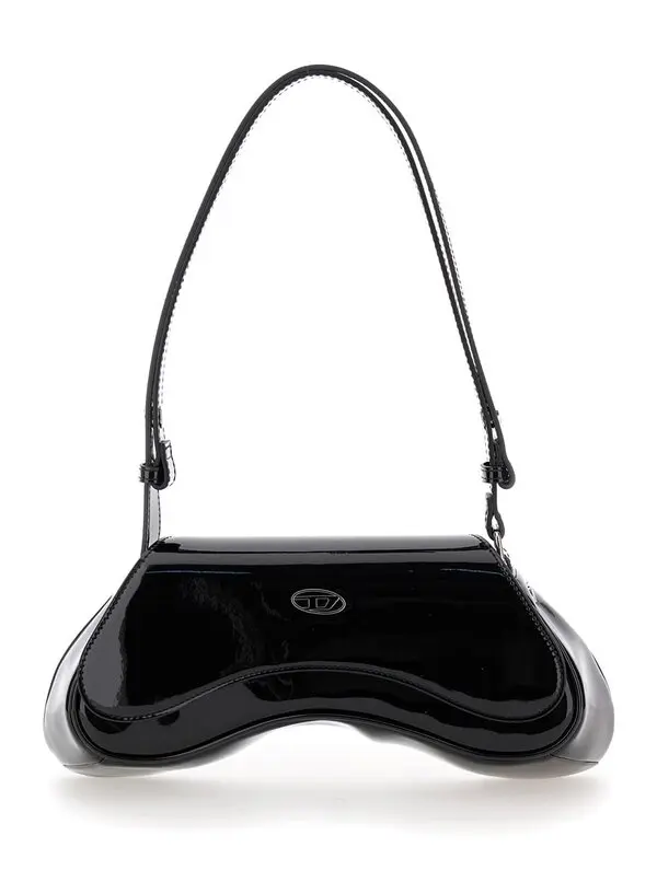 DIESEL® Shoulder Bag With Logo Plaque - Multicolor