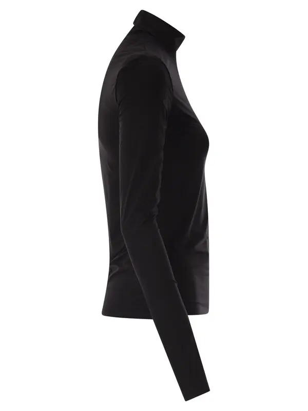 Sportmax Stone Jersey Turtleneck Jumper - Black