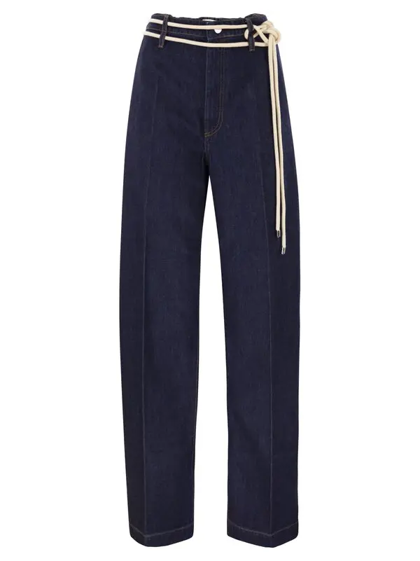 Sportmax Nembi Denim Trousers - Multicolor