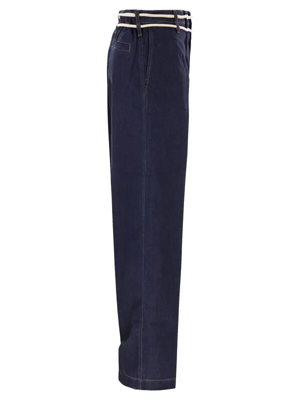 Sportmax Nembi Denim Trousers - Multicolor