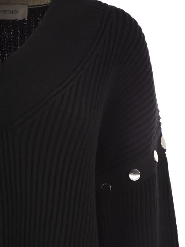 Sportmax Oversized Jumper With Detachable Sleeves