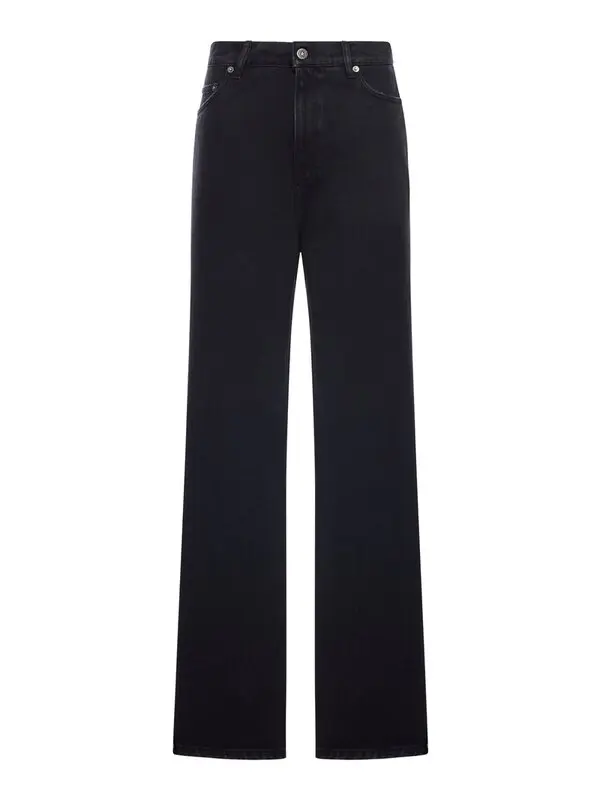 GOLDEN GOOSE Boyfriend Jeans In Cotton Denim - Black