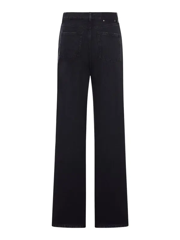 GOLDEN GOOSE Boyfriend Jeans In Cotton Denim - Black