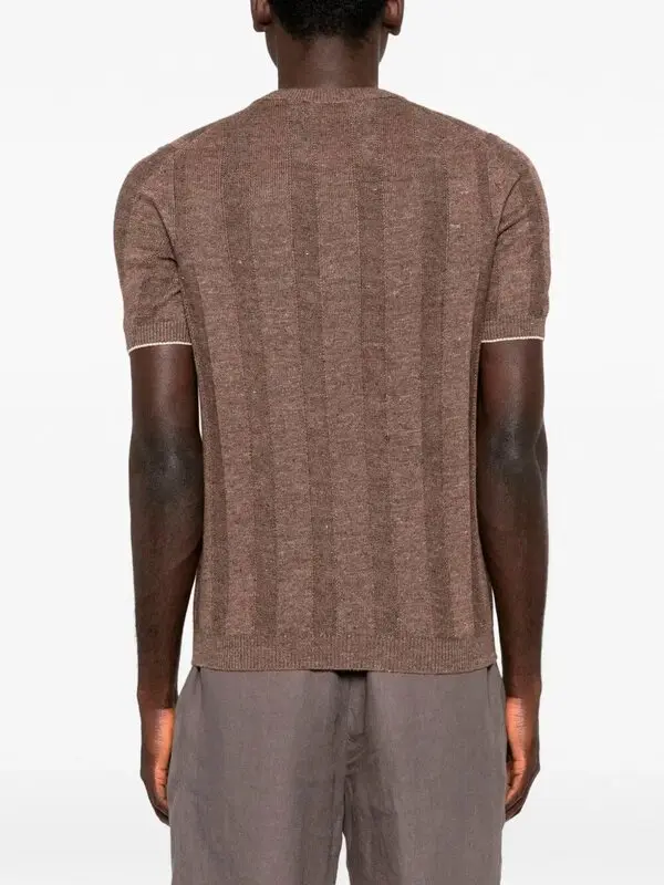 Brunello Cucinelli Short Sleeve Sweater
