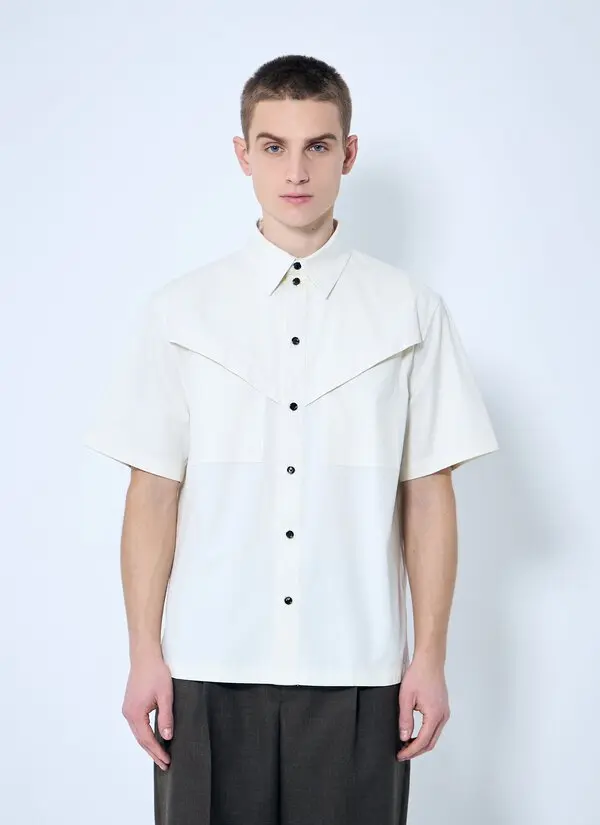Bottega Veneta Light-cotton Twill Shirt - White