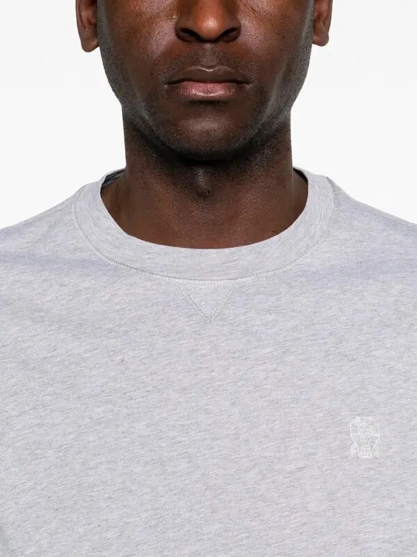 Brunello Cucinelli Crew-neck T-shirt With Logo