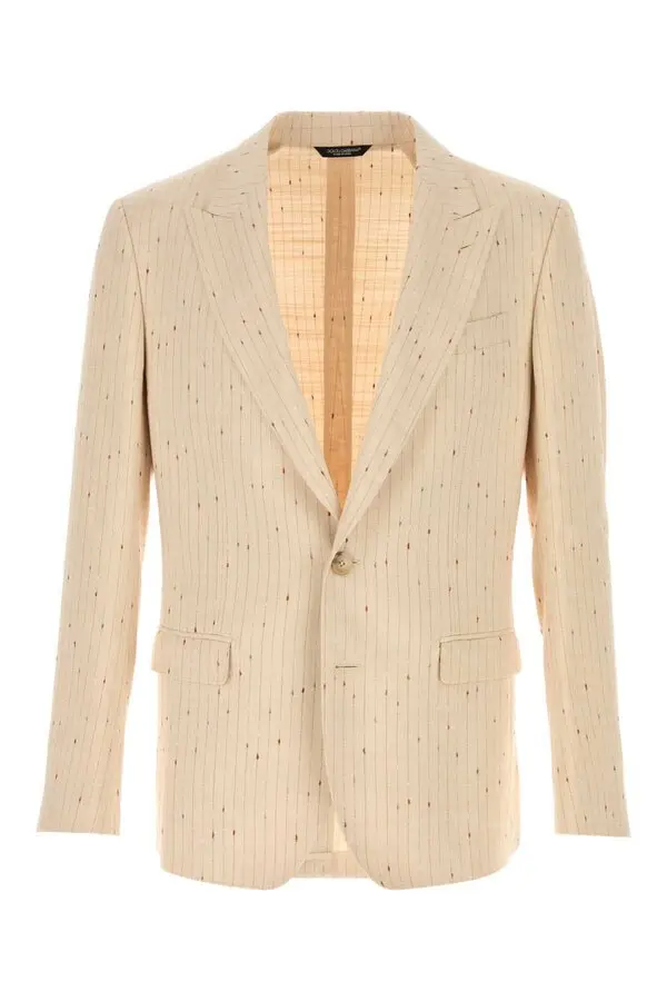 Dolce & Gabbana Embroidered Jersey Blazer