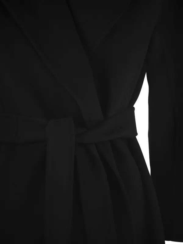 Max Mara Wool Midi Coat - Black