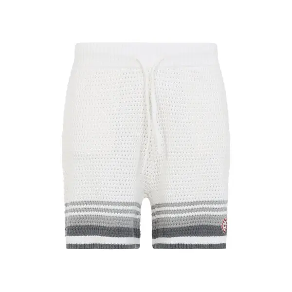 Casablanca Crochet Bermuda Shorts