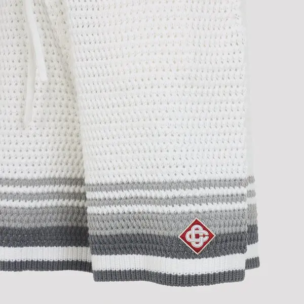 Casablanca Crochet Bermuda Shorts