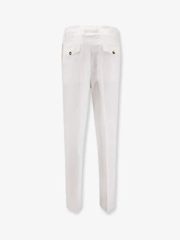 Brunello Cucinelli Linen And Cotton Trousers
