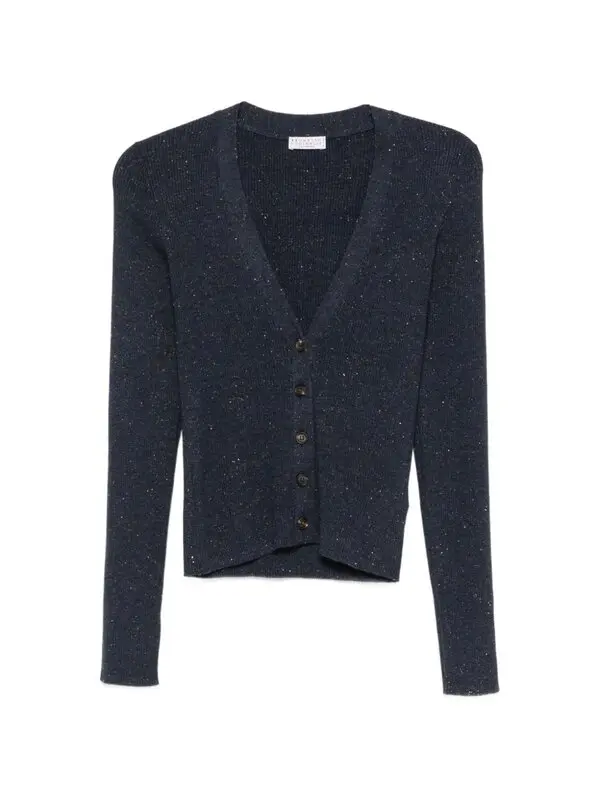 Brunello Cucinelli Wool Cardigan - Multicolor