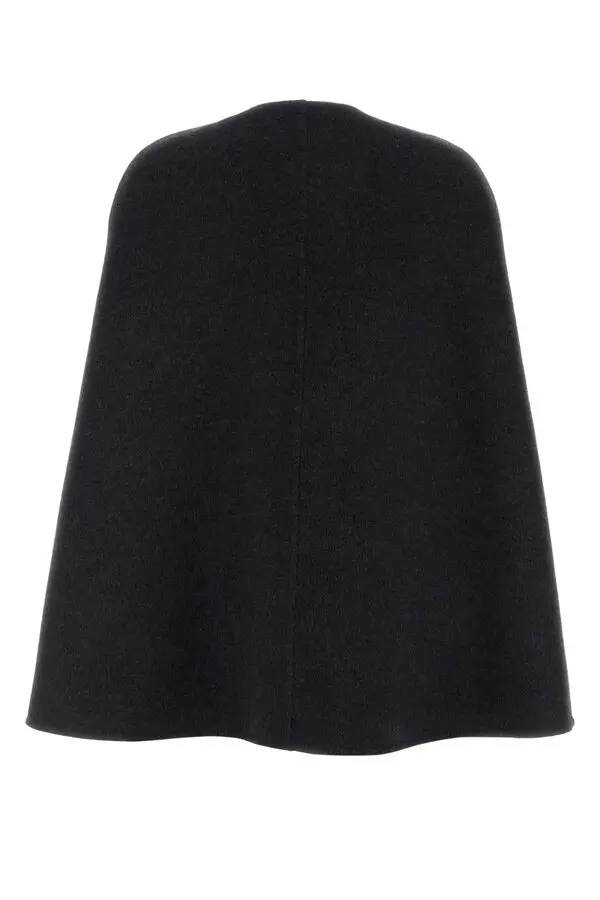 Gucci Wool Blend Cape - Gray