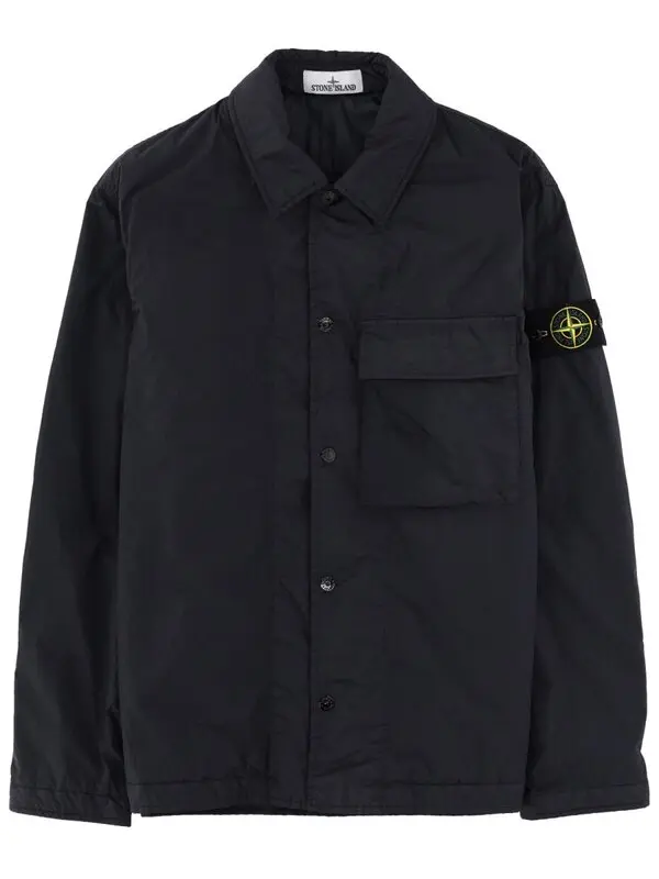 Stone Island Padded Overshirt - Blue