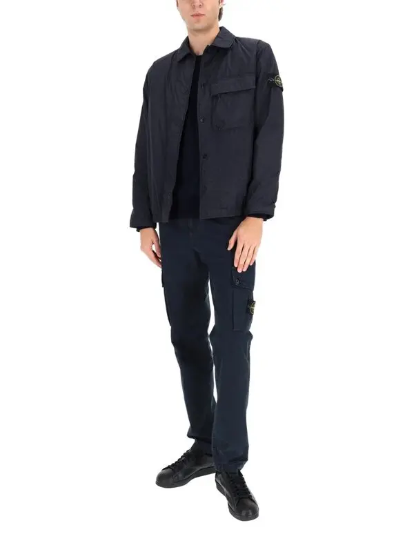 Stone Island Padded Overshirt - Blue