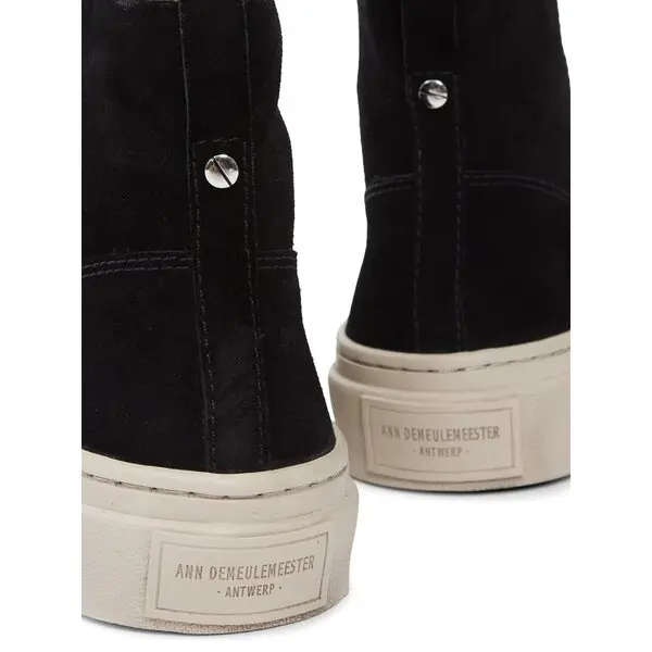 ANN DEMEULEMEESTER Leather High Top Sneakers