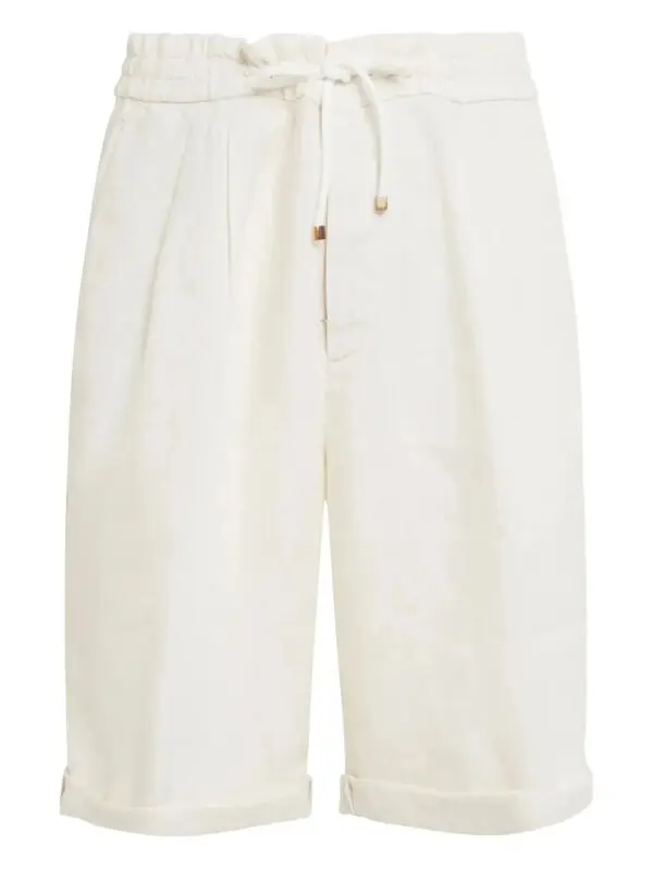 Brunello Cucinelli Linen Bermuda Shorts