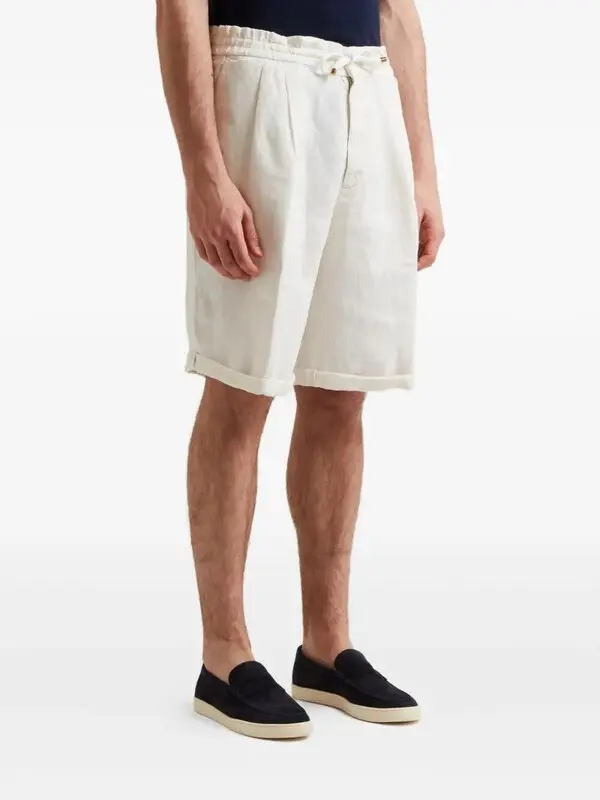 Brunello Cucinelli Linen Bermuda Shorts
