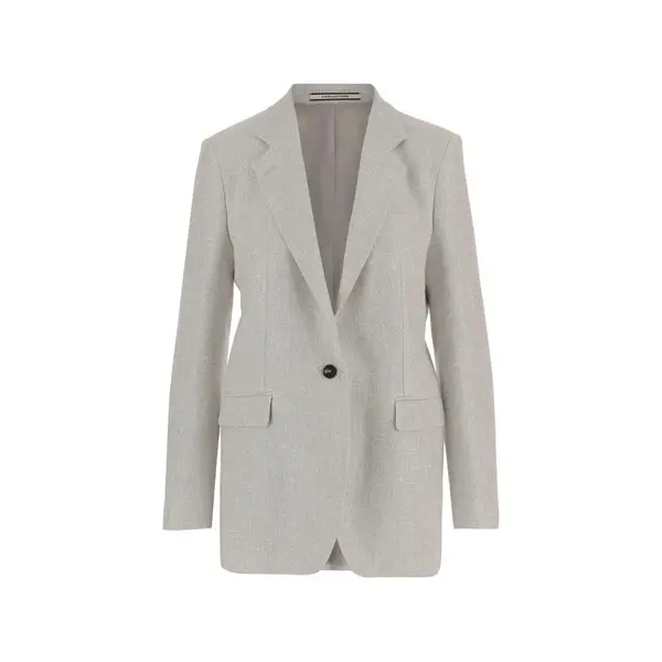 Tagliatore Grey Single-breasted Blazer