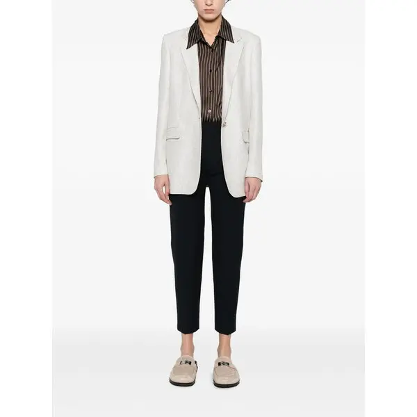 Tagliatore Grey Single-breasted Blazer