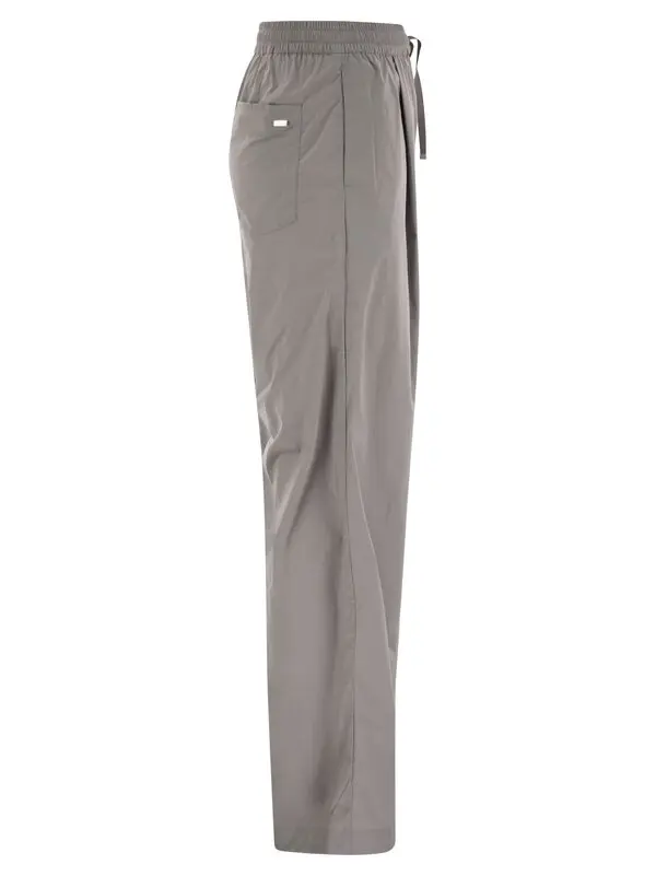 Herno Stretch Nylon Wide-leg Trousers - Multicolor