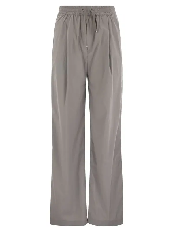 Herno Stretch Nylon Wide-leg Trousers - Multicolor