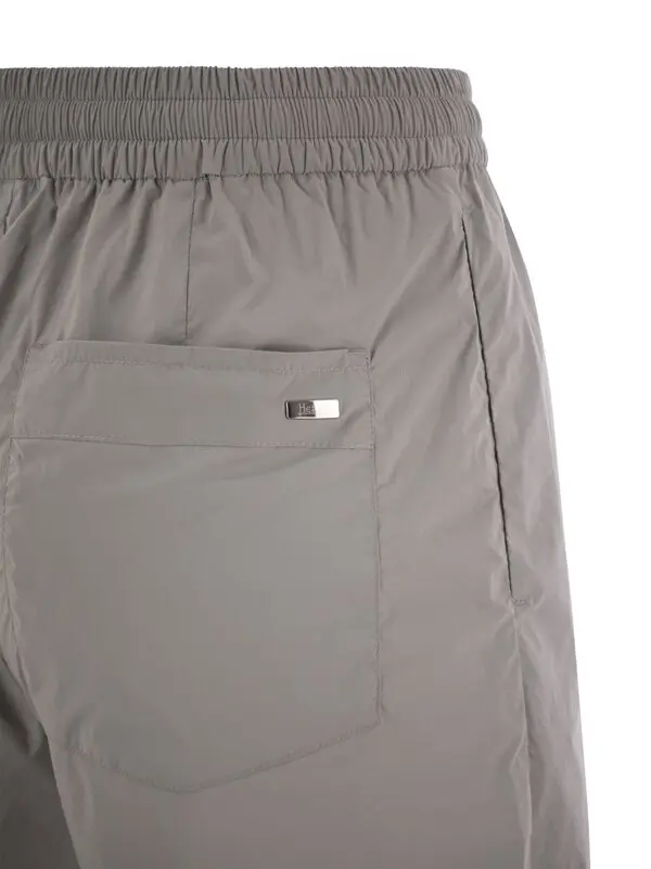 Herno Stretch Nylon Wide-leg Trousers - Multicolor