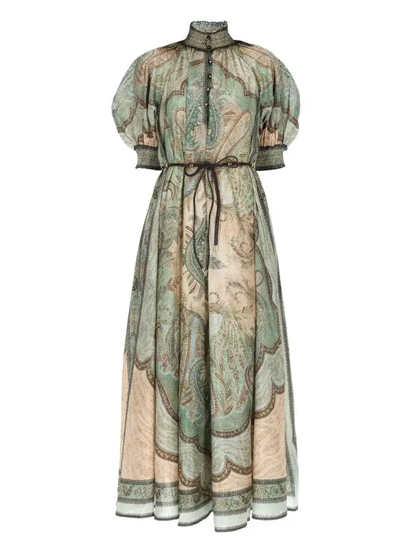 Zimmermann Billow Wonderlust Dress - Multicolor