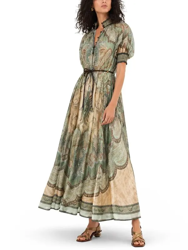 Zimmermann Billow Wonderlust Dress - Multicolor