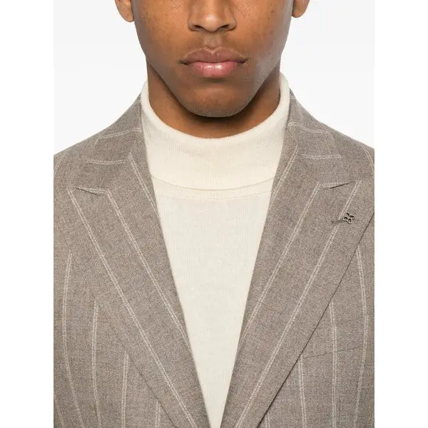 Tagliatore Neutrals Suits Single Breasted Suits - Cream
