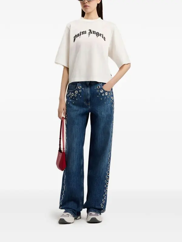 Palm Angels Logo Cotton T-shirt