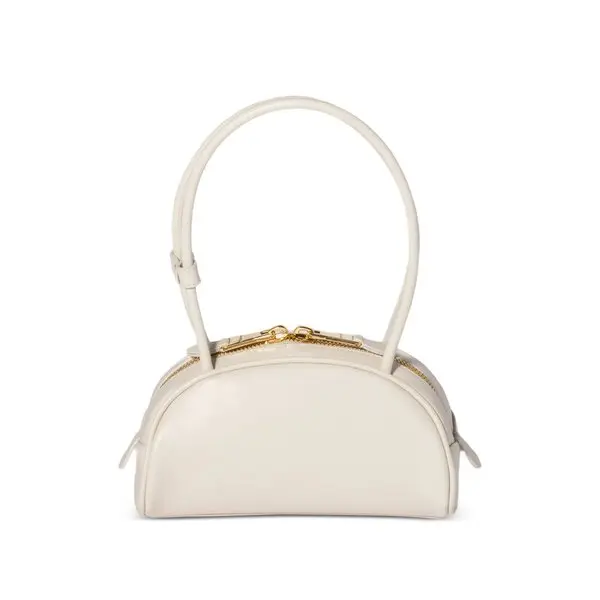 Miu Miu Embossed Logo Leather Shoulder Bag