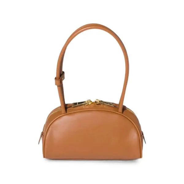 Miu Miu Embossed Logo Zip Fastening Shoulder Bag