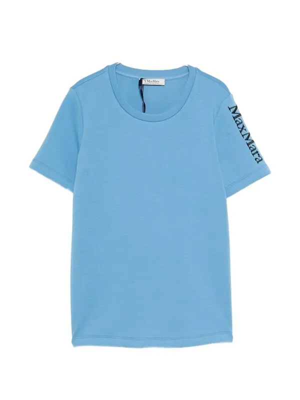 Max Mara Logo Cotton T-shirt - Multicolor