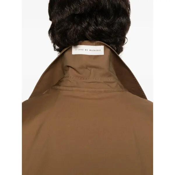 Max Mara Double-breasted Cotton Blend Jacket - Brown