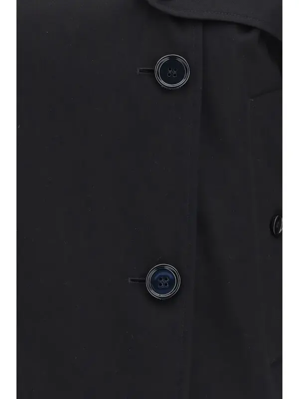 Burberry Mayfair Cropped Trench Jacket In Gabardine